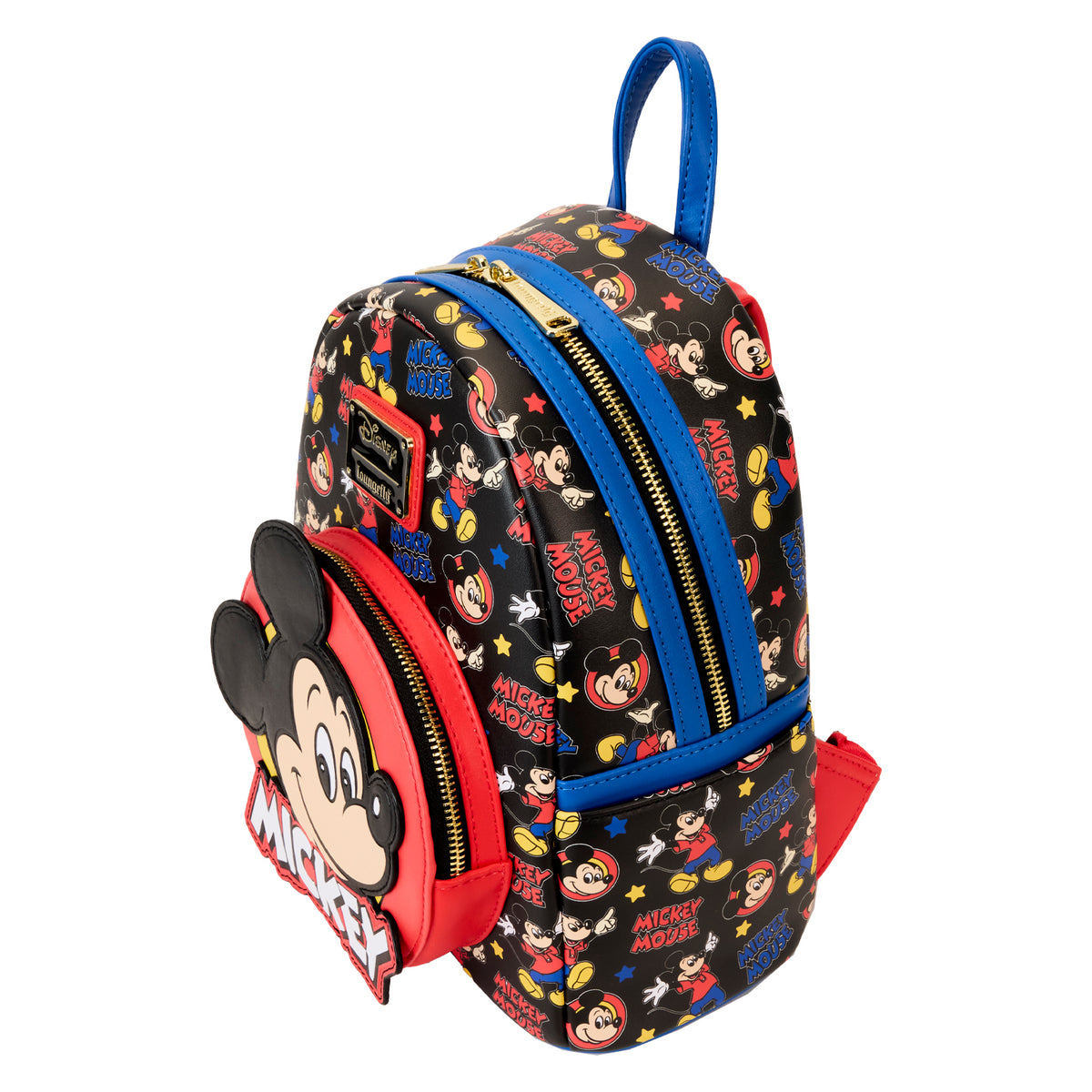 Loungefly Disney Mickey Mouse Classic All-Over Print Mini Backpack ...
